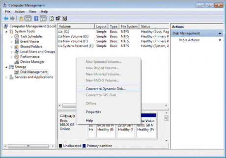 Extend mirrored dynamic disk on Windows Server safely and indirectly.