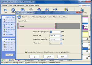 Resize & Move Hard Disk Partitions without Destroying Data Safely and Stably.